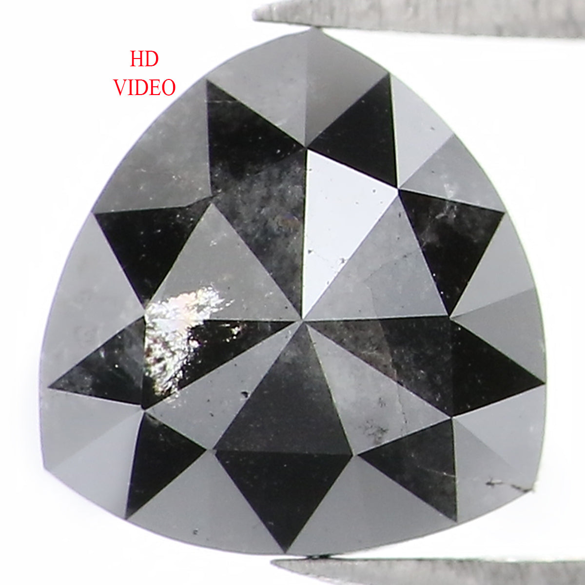 1.25 CT Natural Loose Triangle Shape Diamond Salt And Pepper Triangle